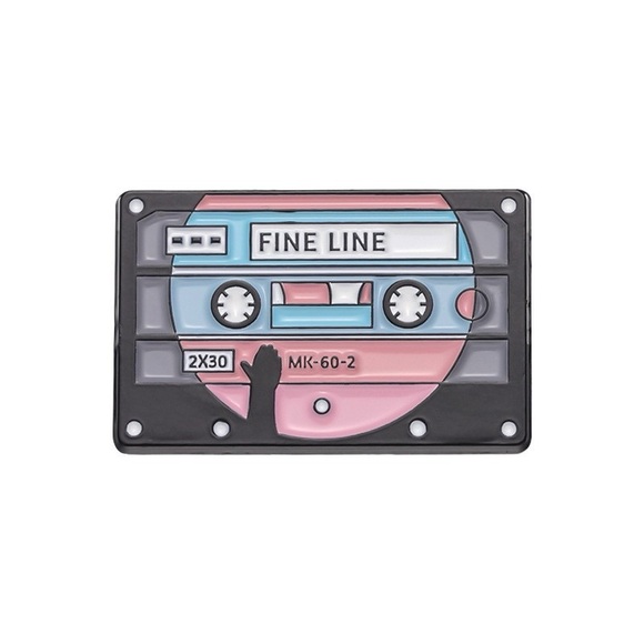 Jewelry | Pastel Retro Cassette Enamel Pin | Poshmark